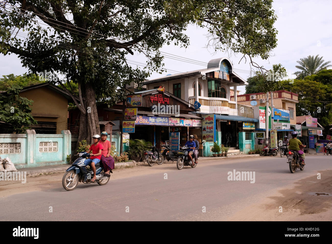 Street Scene in Bagan, Myanmar Stock Photo - Alamy
