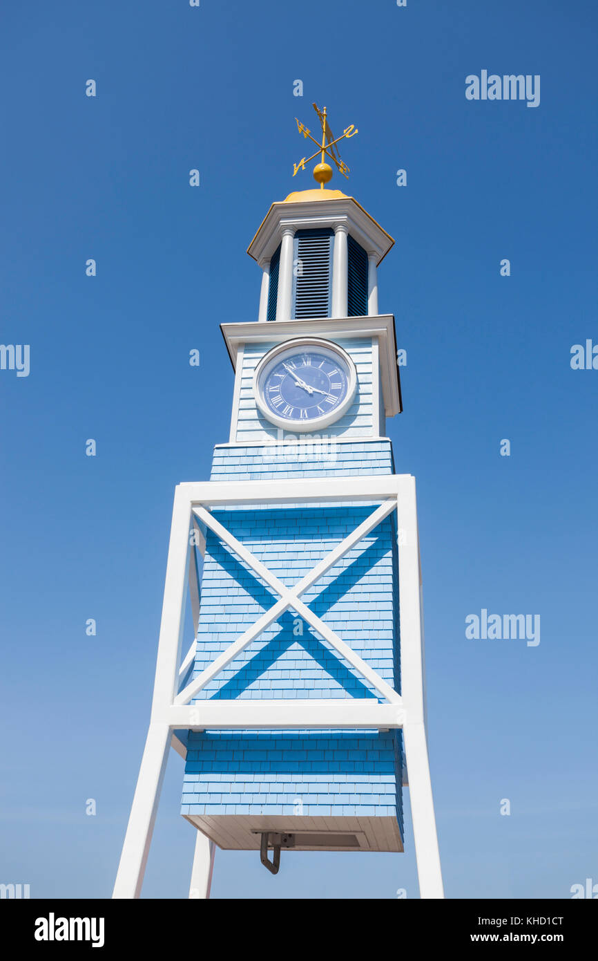 Small clock tower in the port of Halifax. Halifax, Nova Scotia, Canada ...