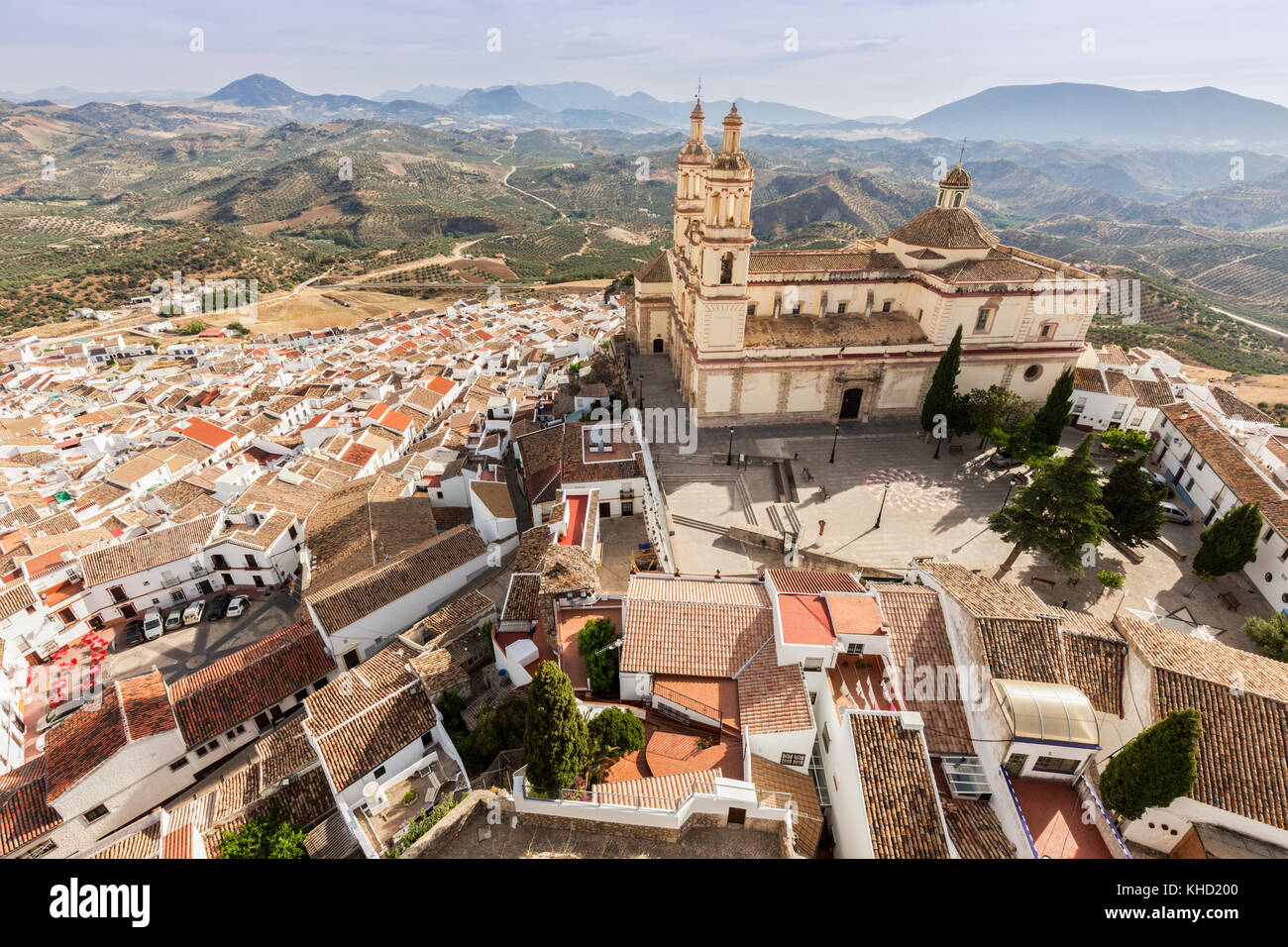 Parish of Our Lady of the Incarnation in Olvera. OLvera, Andalusia ...