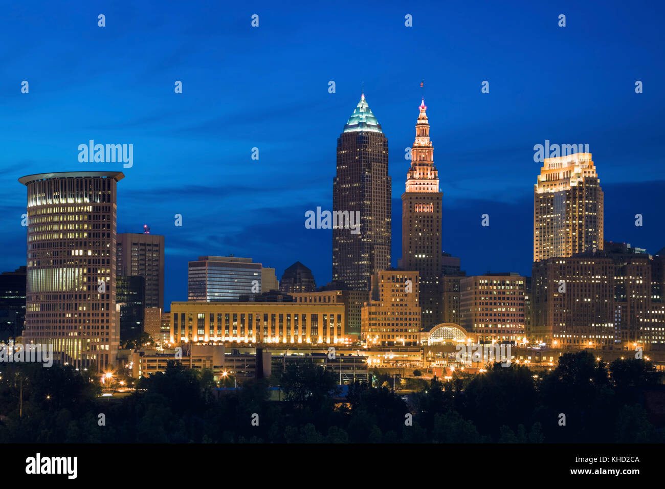 Cleveland skyline hi-res stock photography and images - Alamy