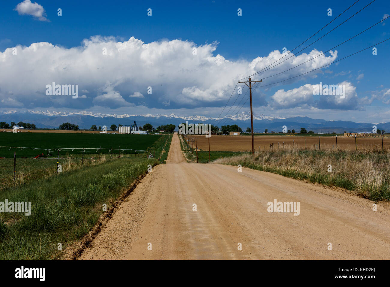 Colorado County Road 28 Stock Photo - Alamy