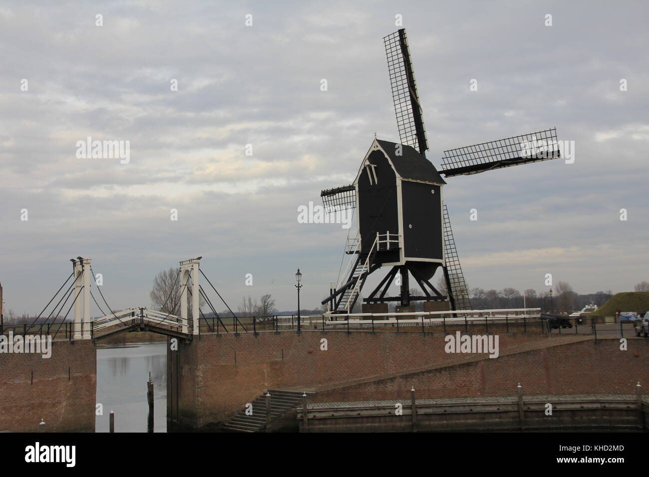Windmill in Heusden Stock Photo - Alamy