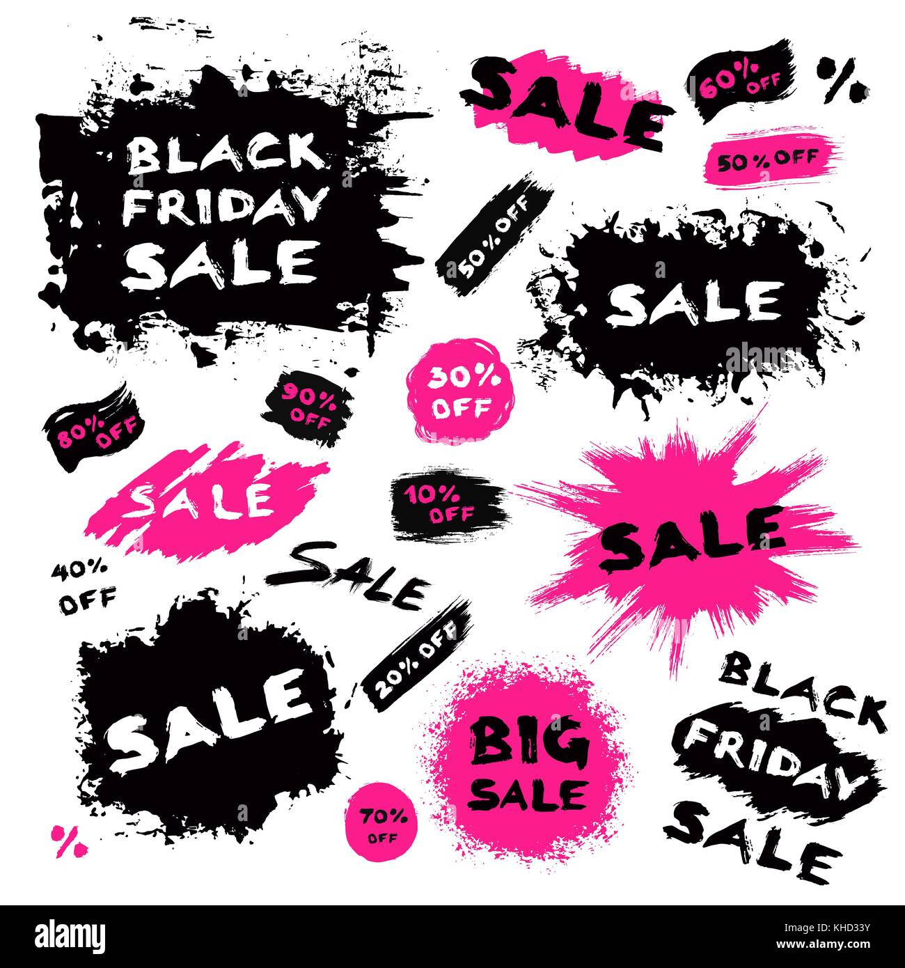 Black friday sale round hi-res stock photography and images - Alamy