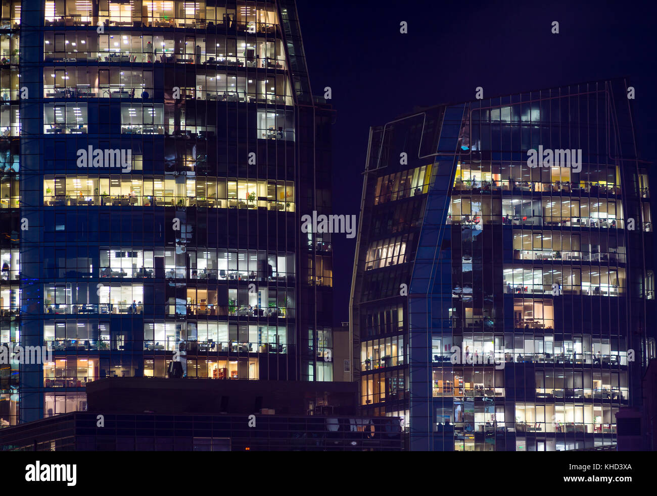 People work in an office building Stock Photo - Alamy
