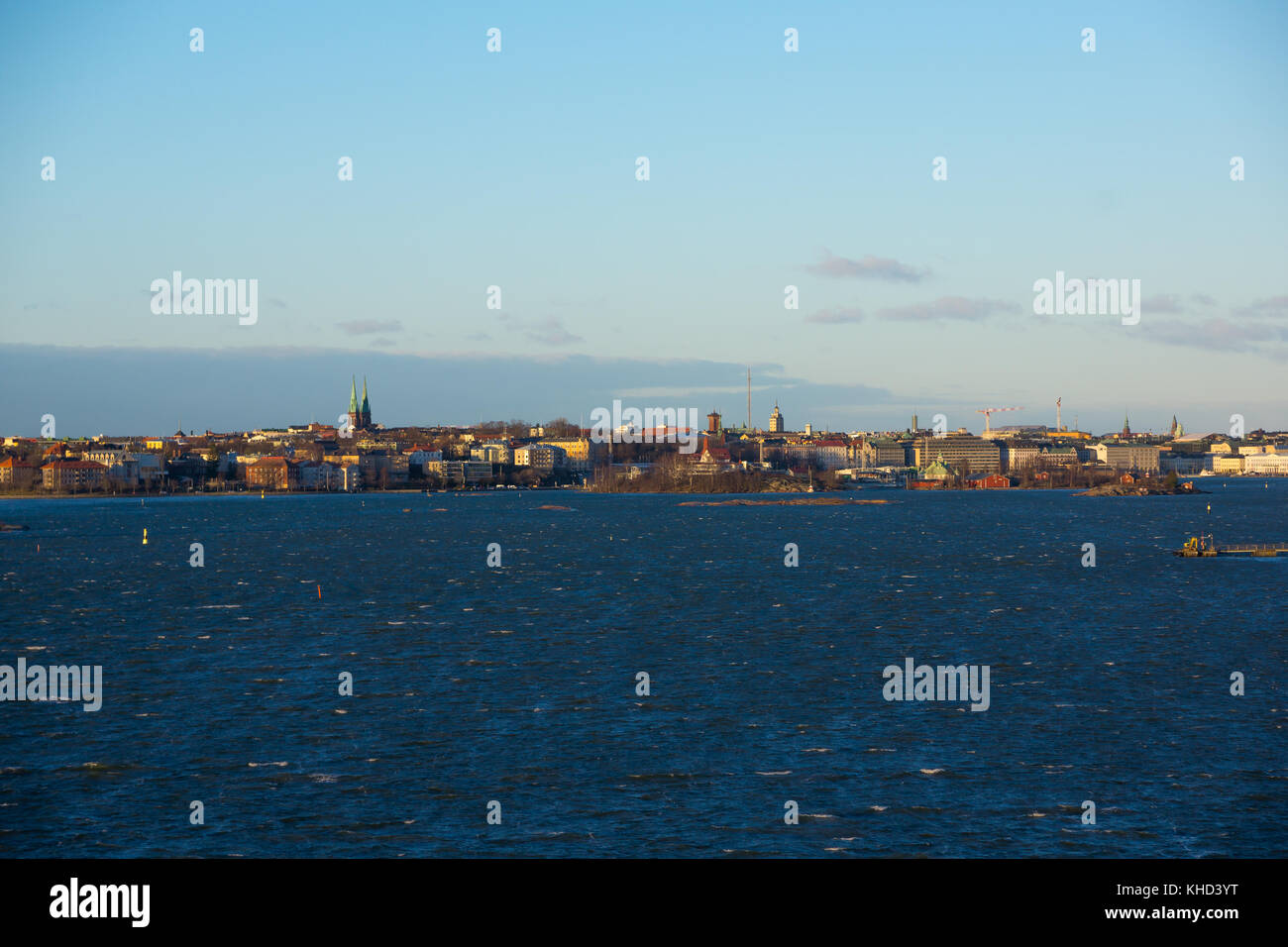 Helsinki view from the Baltic sea Stock Photo - Alamy