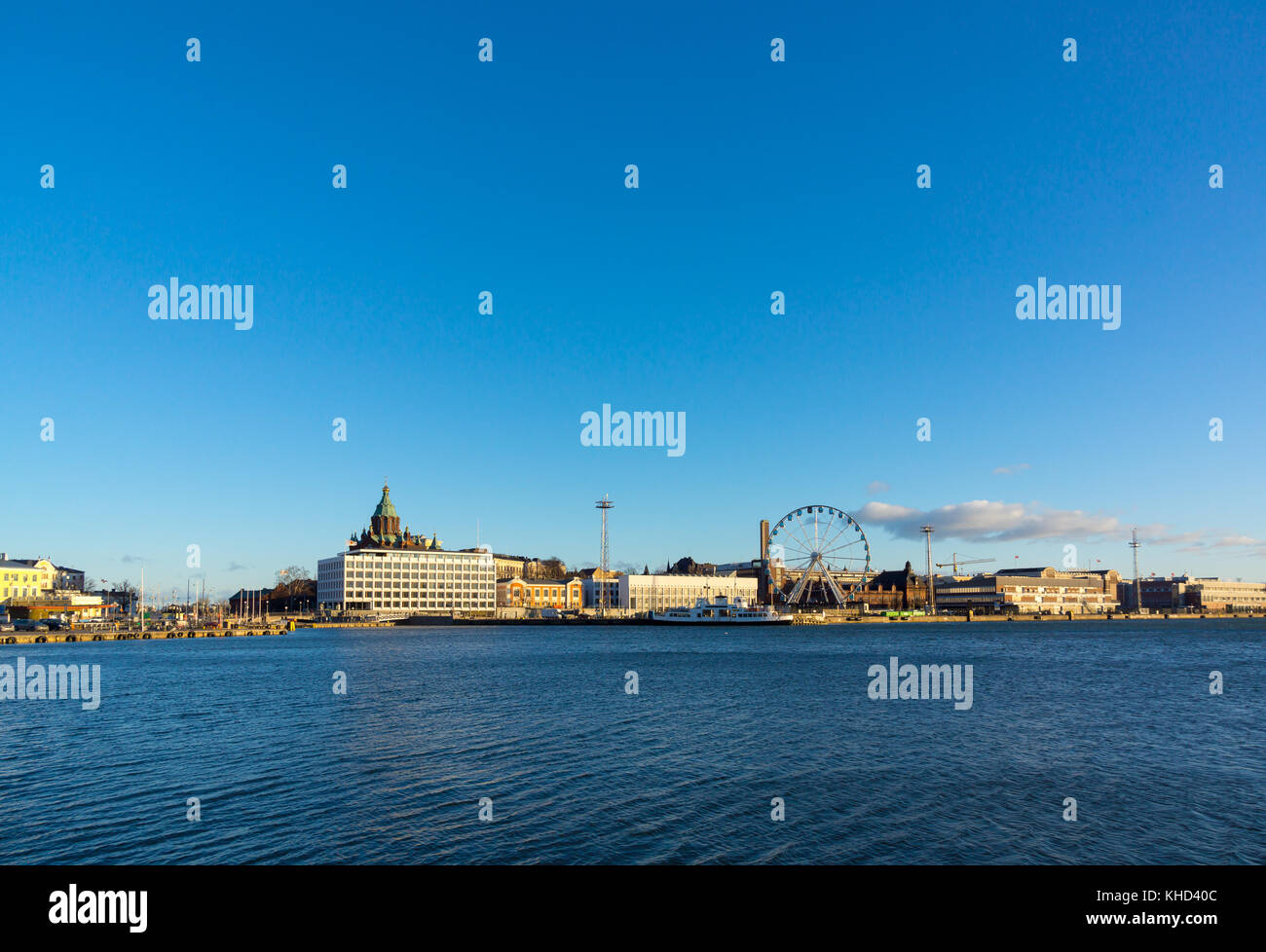 Day time Helsinki harbor Stock Photo - Alamy