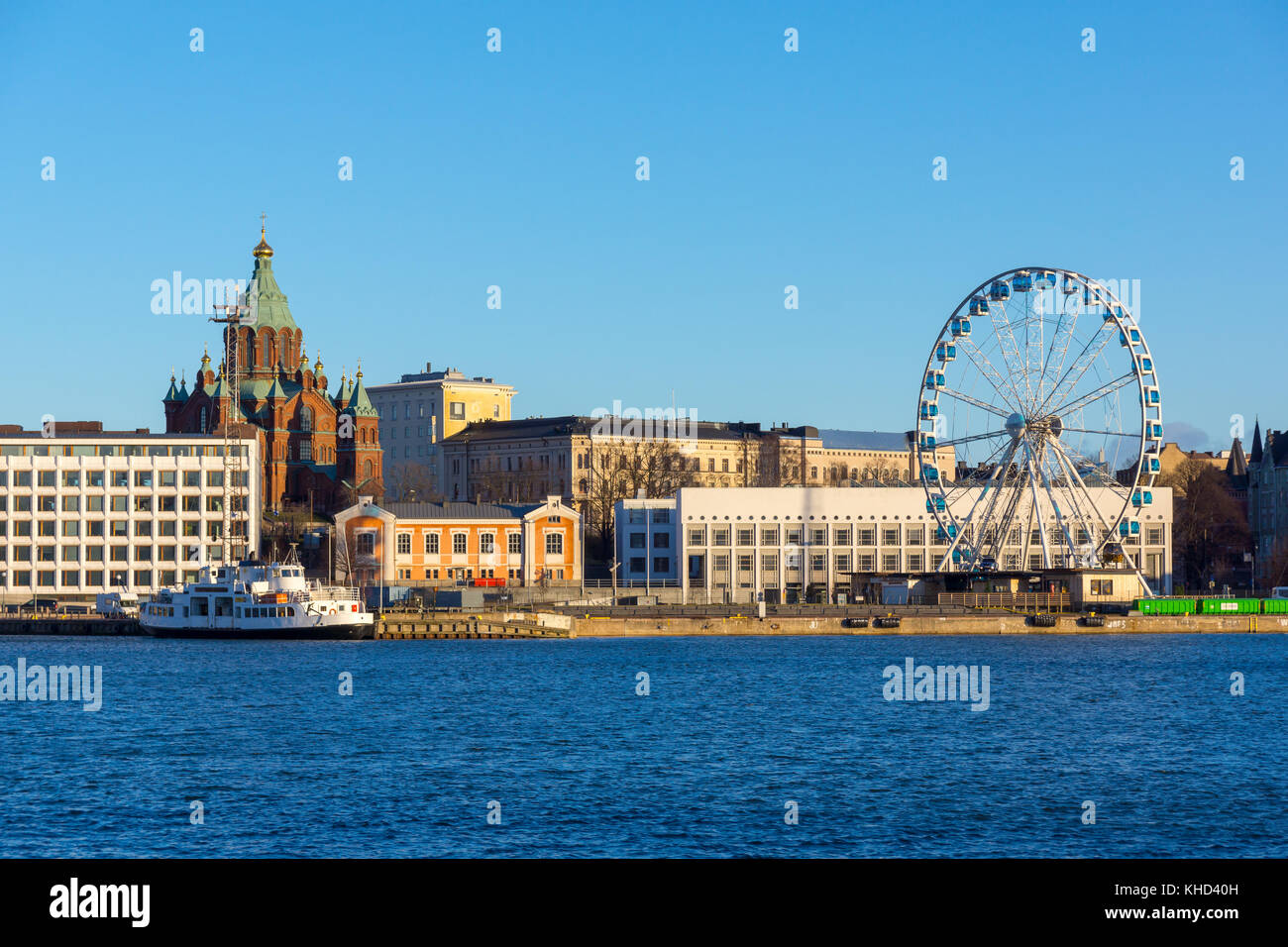 Day time Helsinki harbor Stock Photo - Alamy