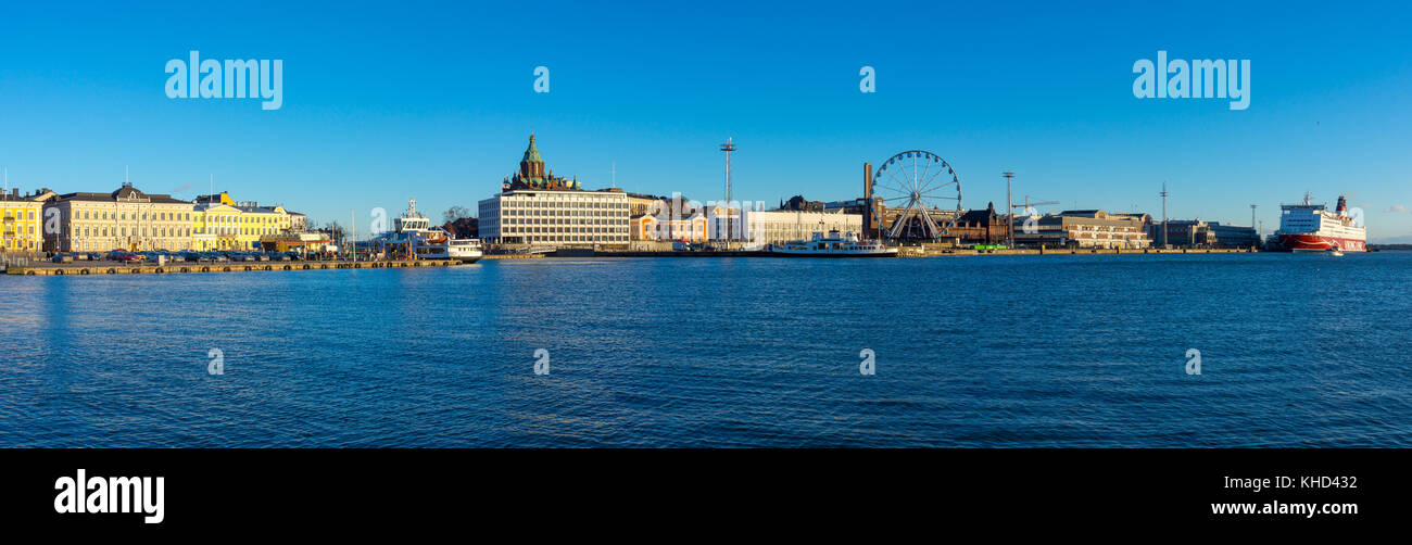 Day time Helsinki harbor Stock Photo - Alamy