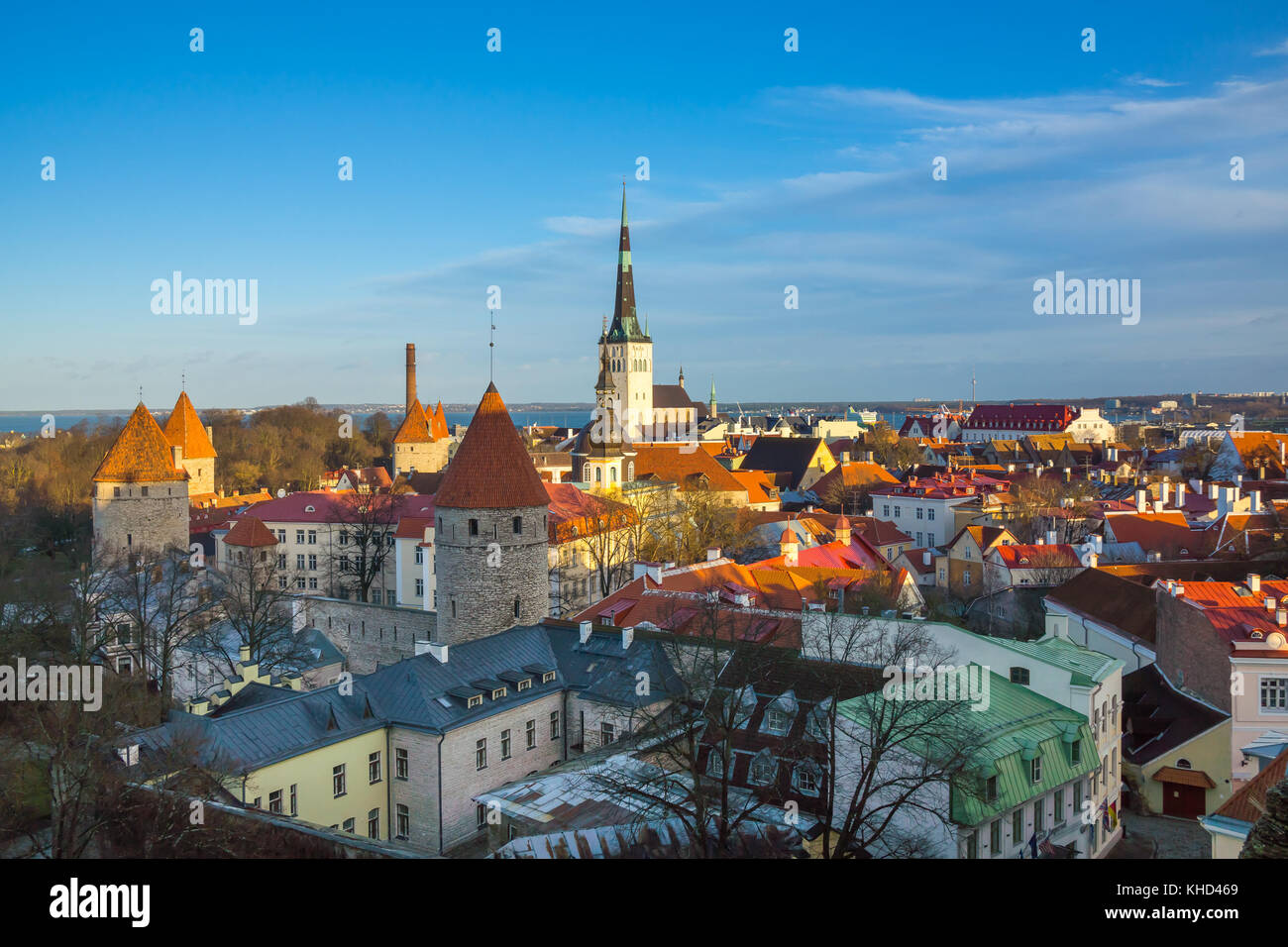 Tallinn, Estonia old city landscape Stock Photo - Alamy