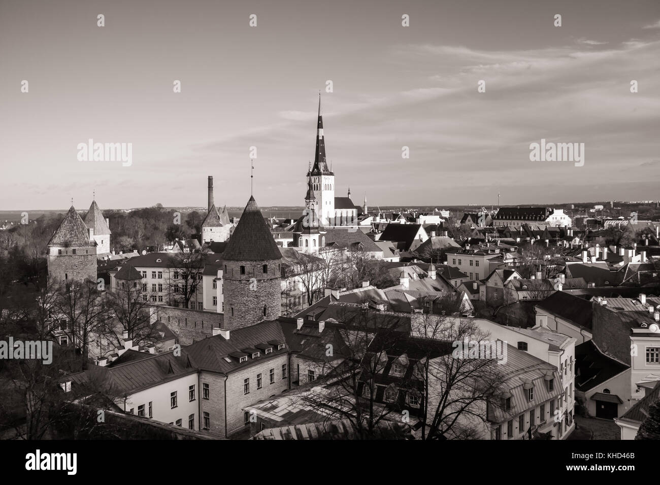 Tallinn, Estonia old city landscape Stock Photo - Alamy