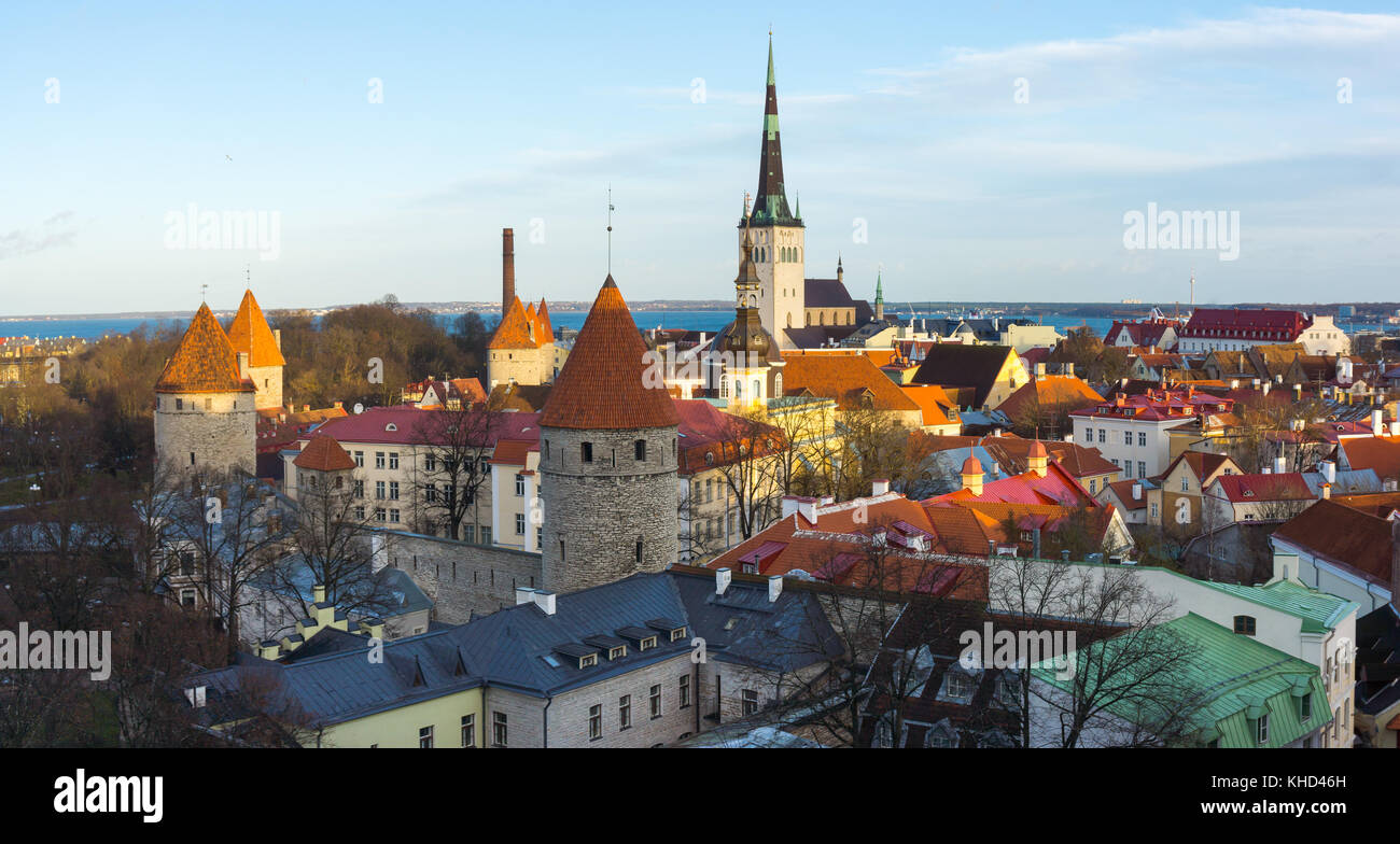 Tallinn, Estonia old city landscape Stock Photo - Alamy