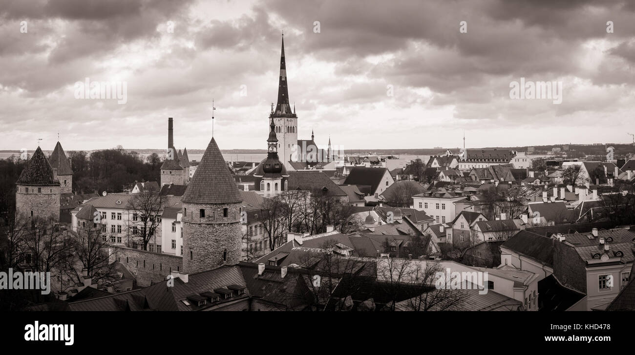 Tallinn, Estonia old city landscape Stock Photo - Alamy