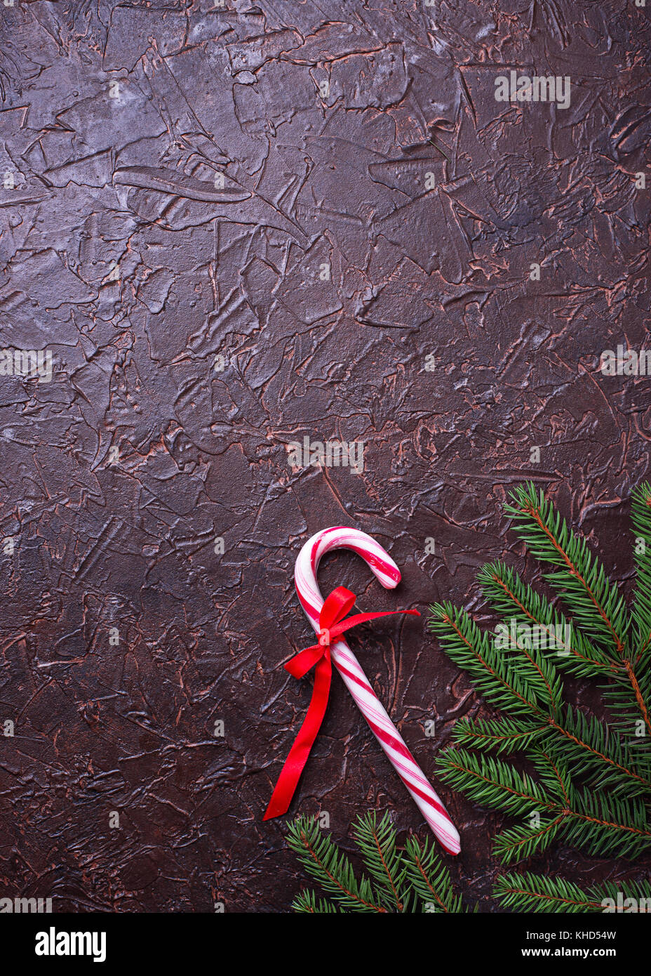 Peppermint candy cane. Christmas festive background Stock Photo - Alamy