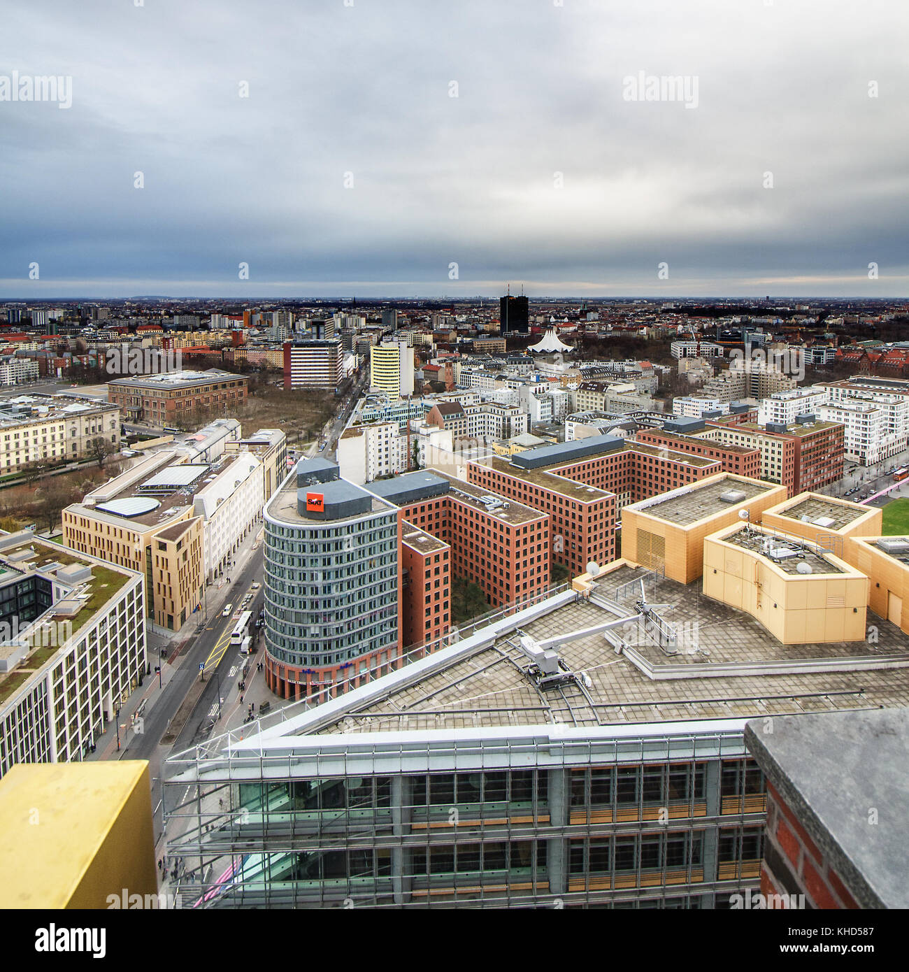 Aerial view from potsdamer hi-res stock photography and images - Alamy