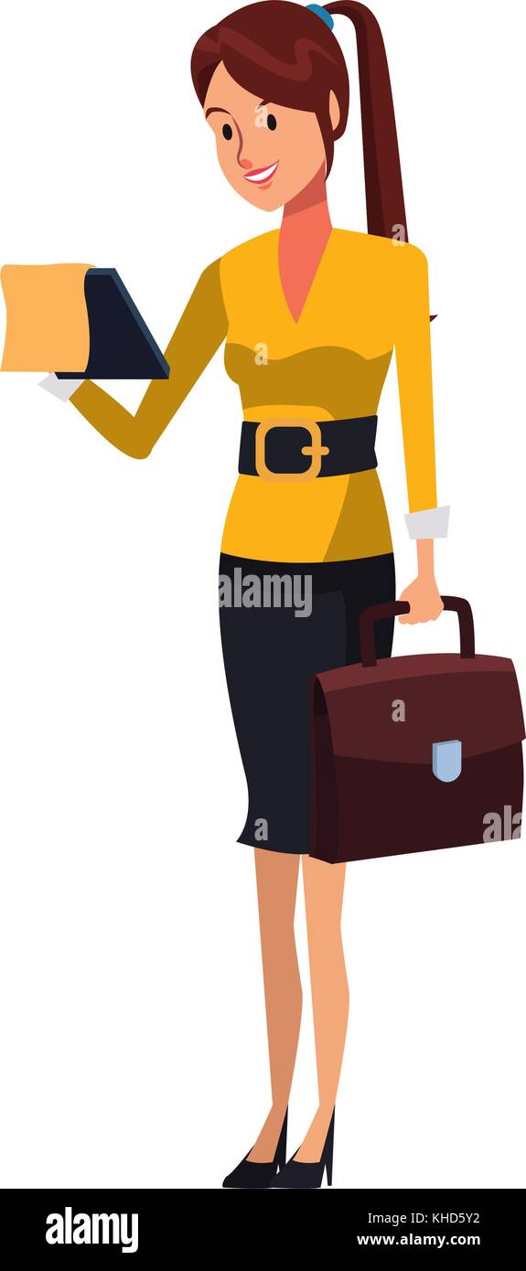 Business woman cartoon Stock Vector Image & Art - Alamy