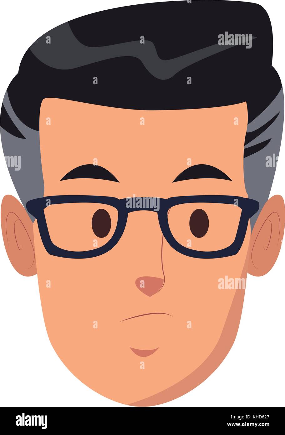 Man face cartoon Stock Vector Image & Art - Alamy