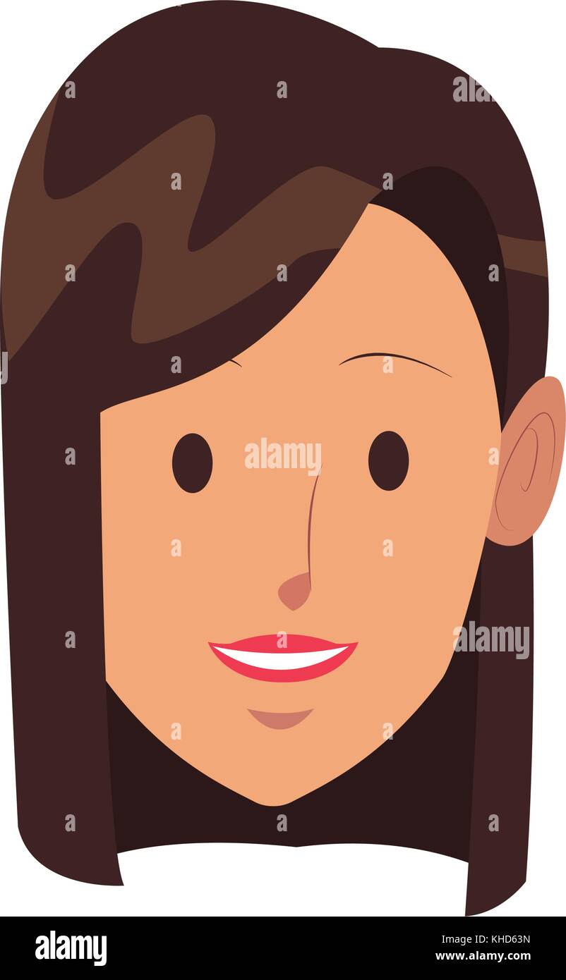 Woman face cartoon Stock Vector Image & Art - Alamy