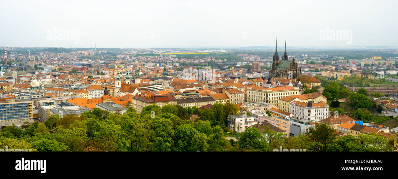 Brno day time old city landscape Stock Photo - Alamy