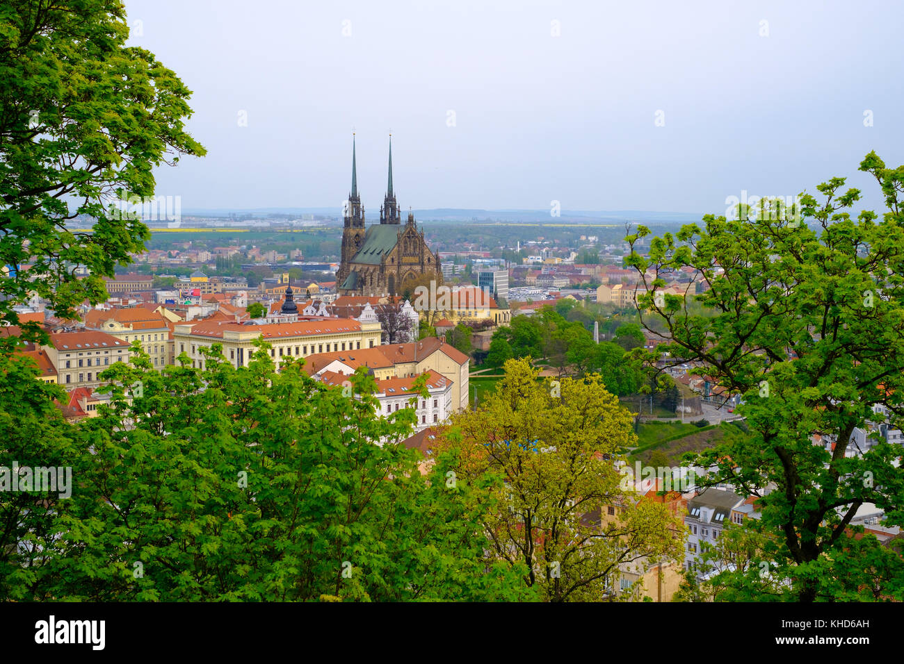 Brno day time old city landscape Stock Photo - Alamy