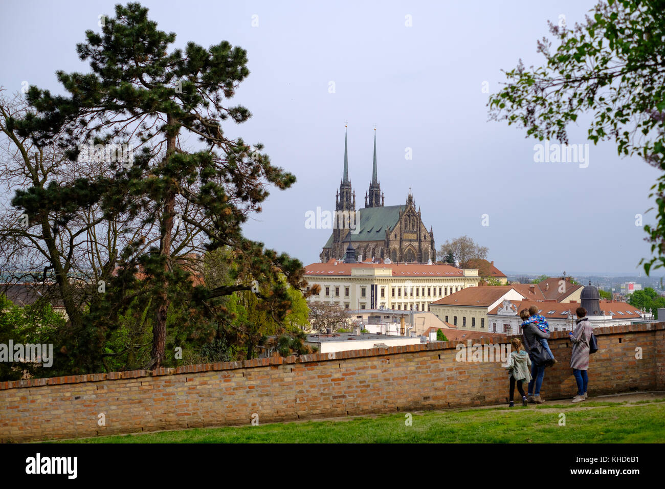 Brno day time old city landscape Stock Photo - Alamy