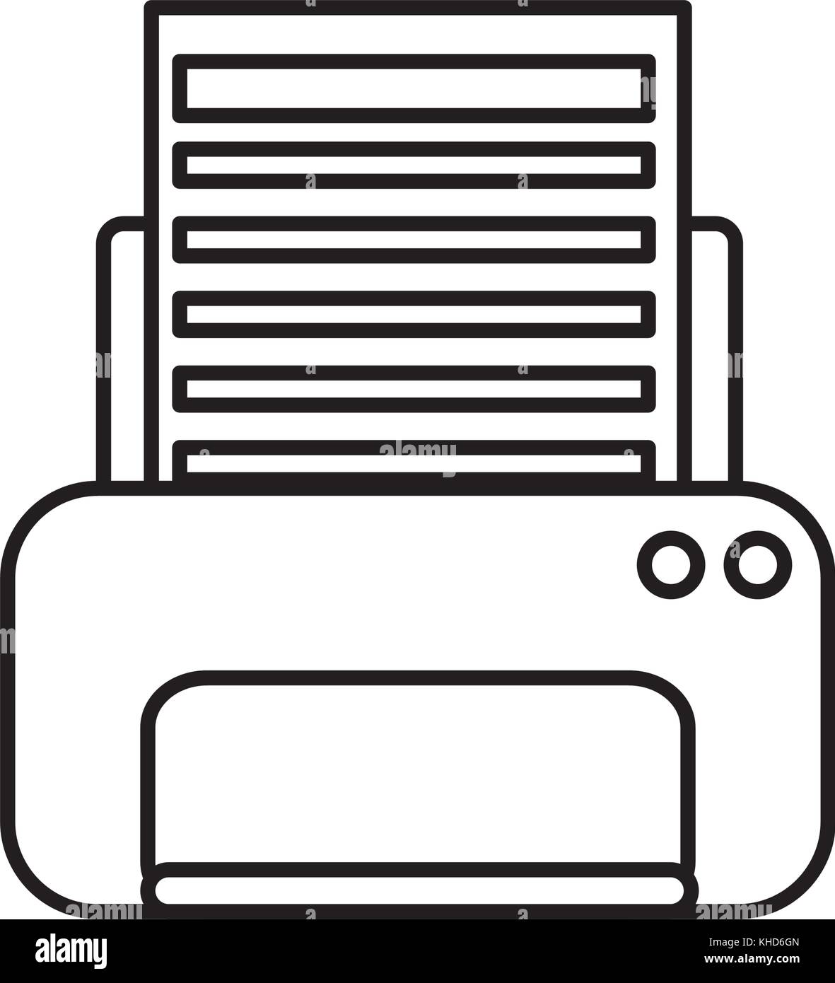 Office printer device Stock Vector Image & Art - Alamy