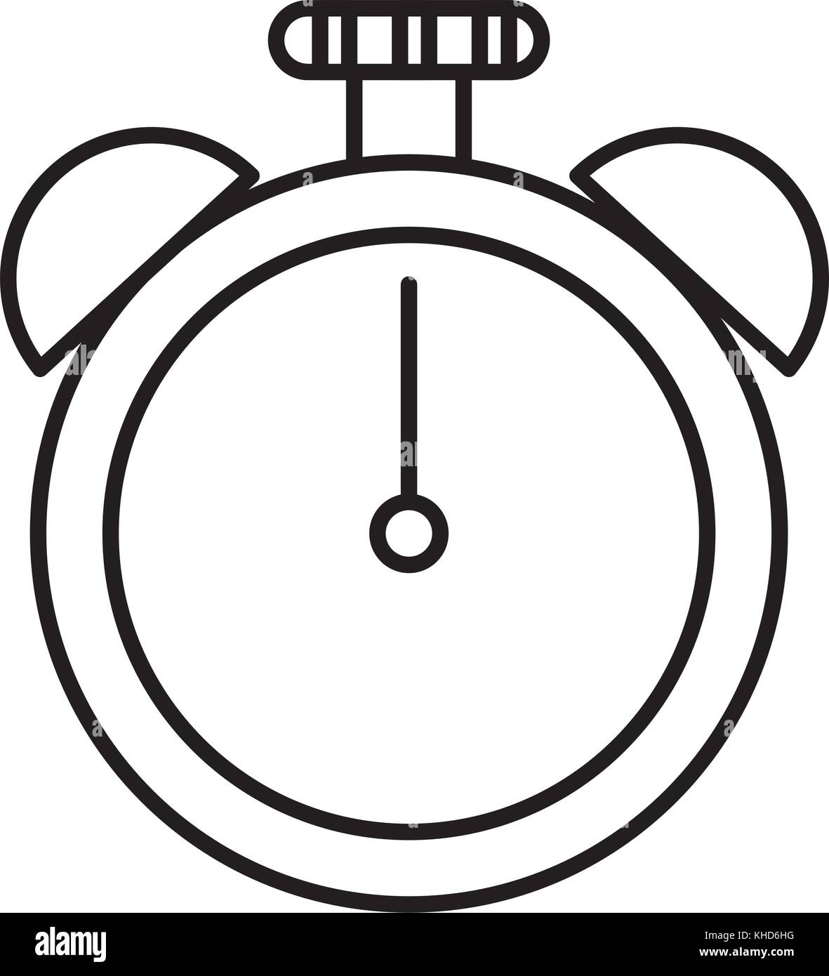 Timer with alarm bells Stock Vector Image & Art - Alamy