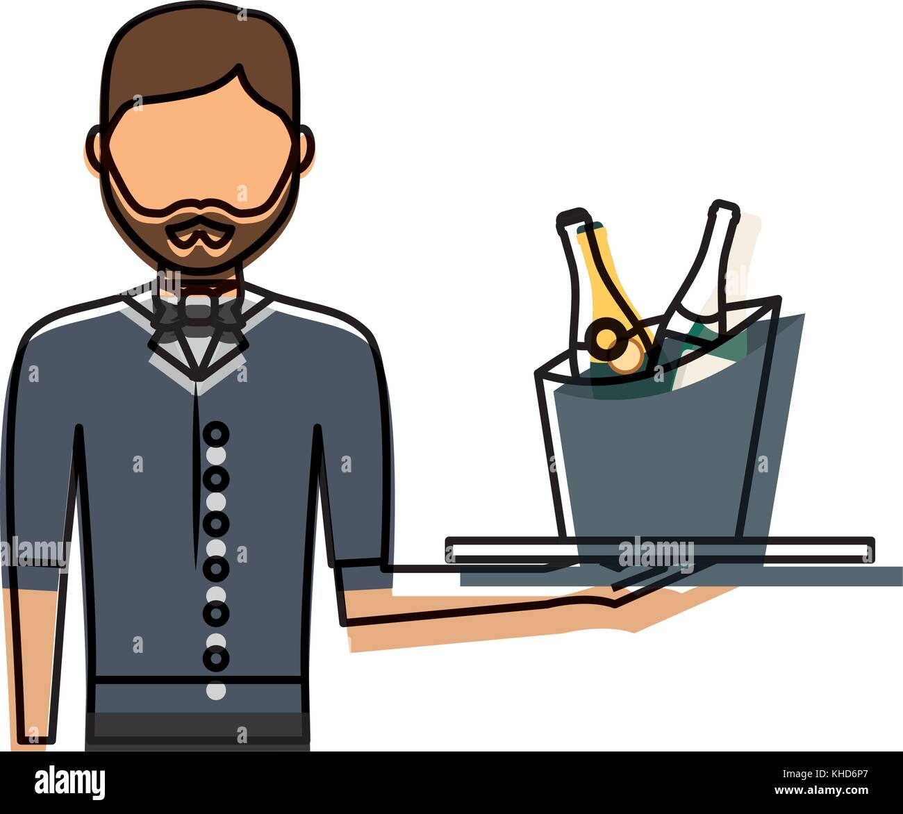 avatar bartender icon Stock Vector Image & Art - Alamy