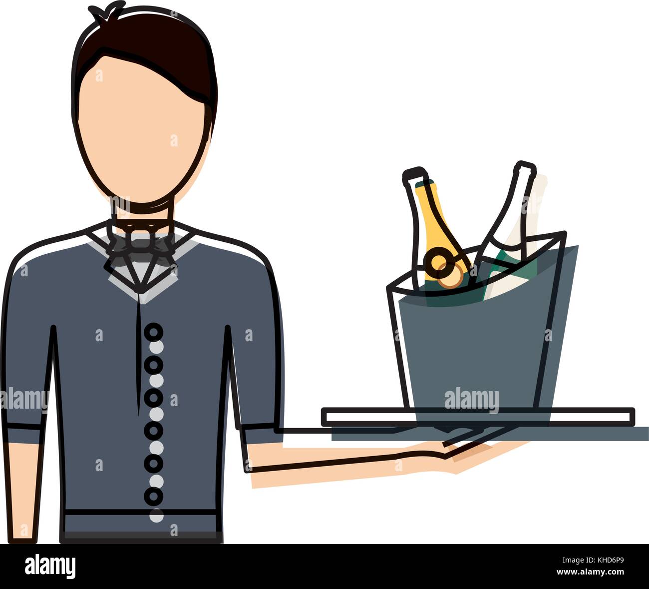 avatar bartender icon Stock Vector Image & Art - Alamy