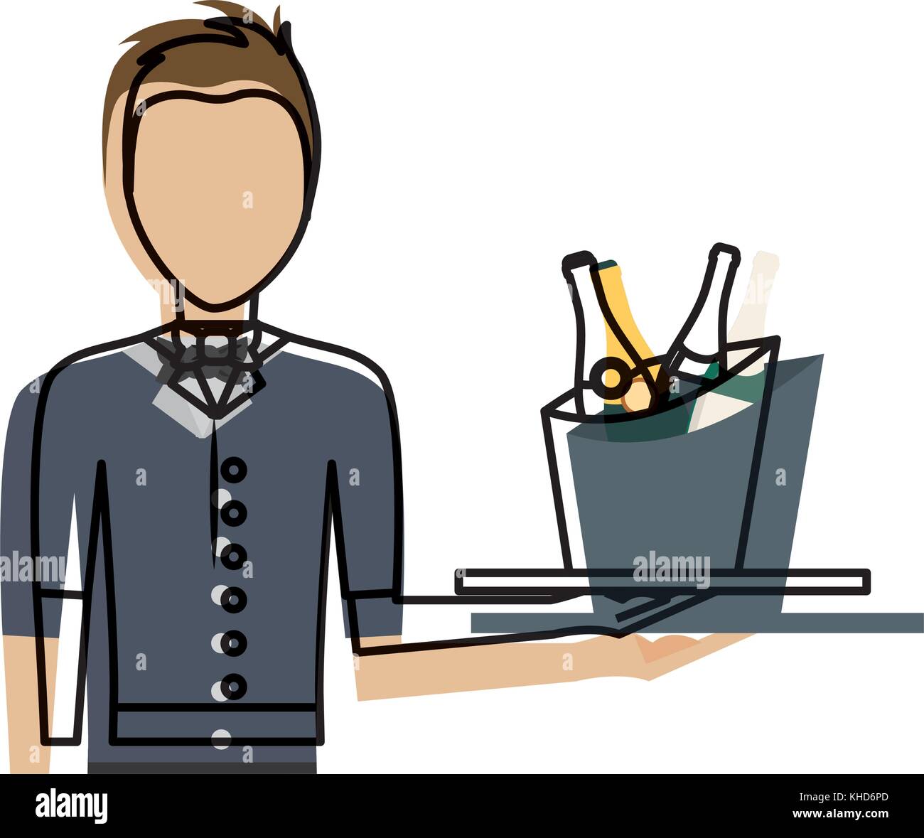 avatar bartender icon Stock Vector Image & Art - Alamy