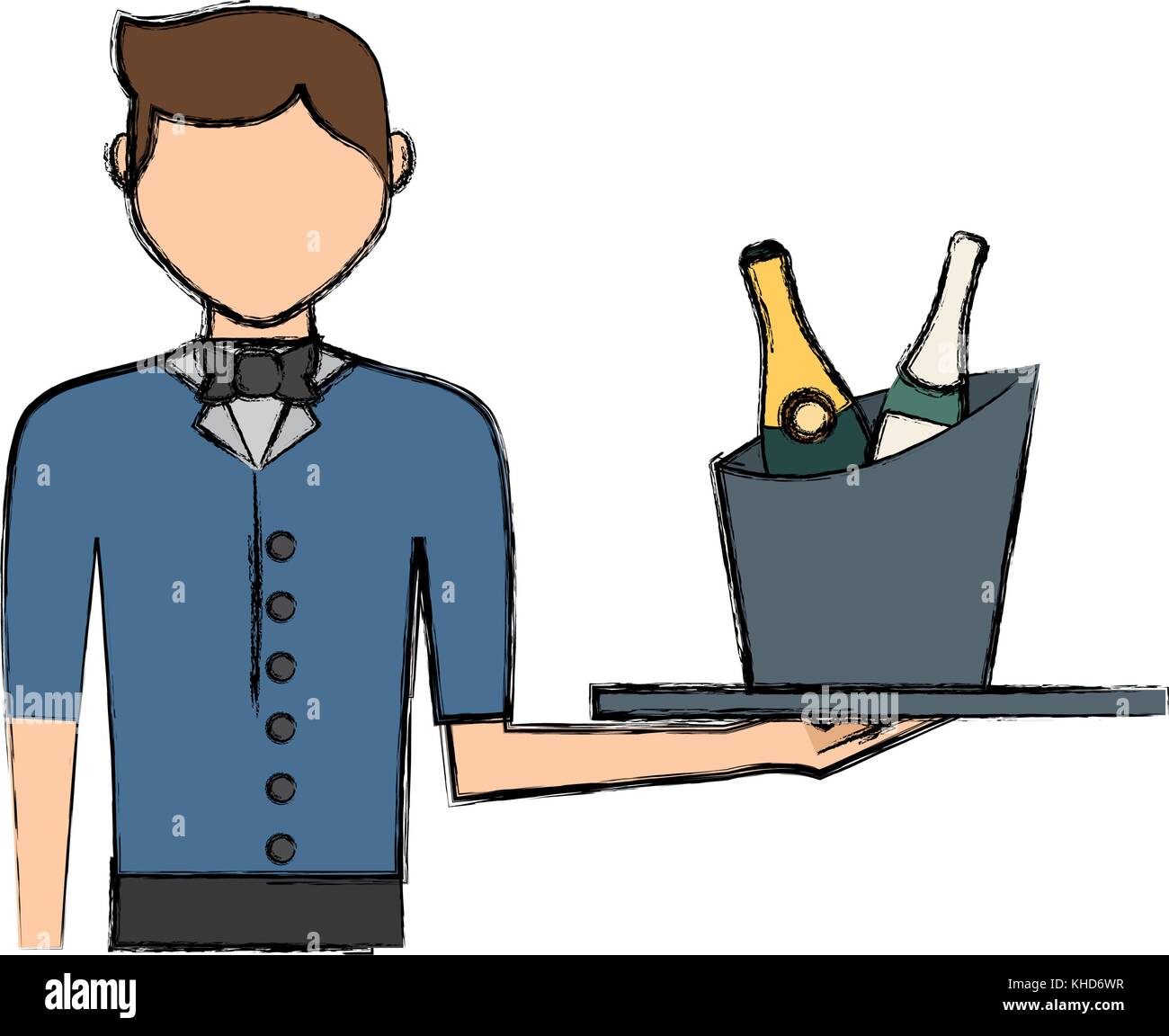 avatar bartender icon Stock Vector Image & Art - Alamy