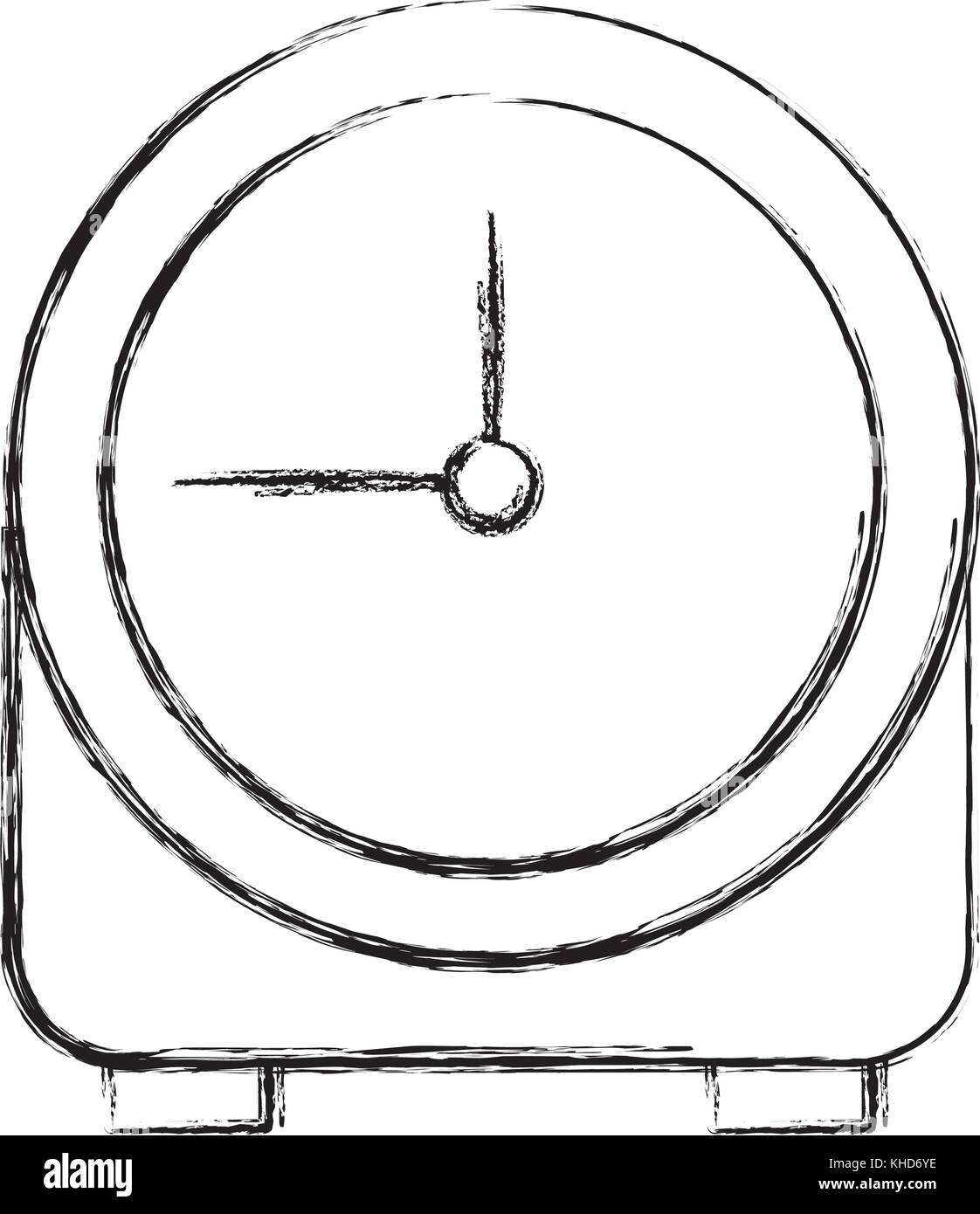 Timer with alarm bells Stock Vector Image & Art - Alamy