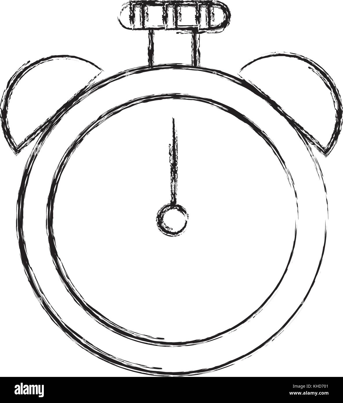 Timer with alarm bells Stock Vector Image & Art - Alamy