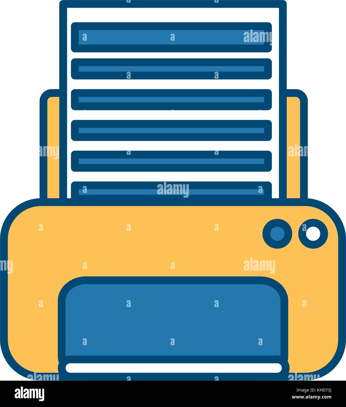 Office printer device Stock Vector Image & Art - Alamy