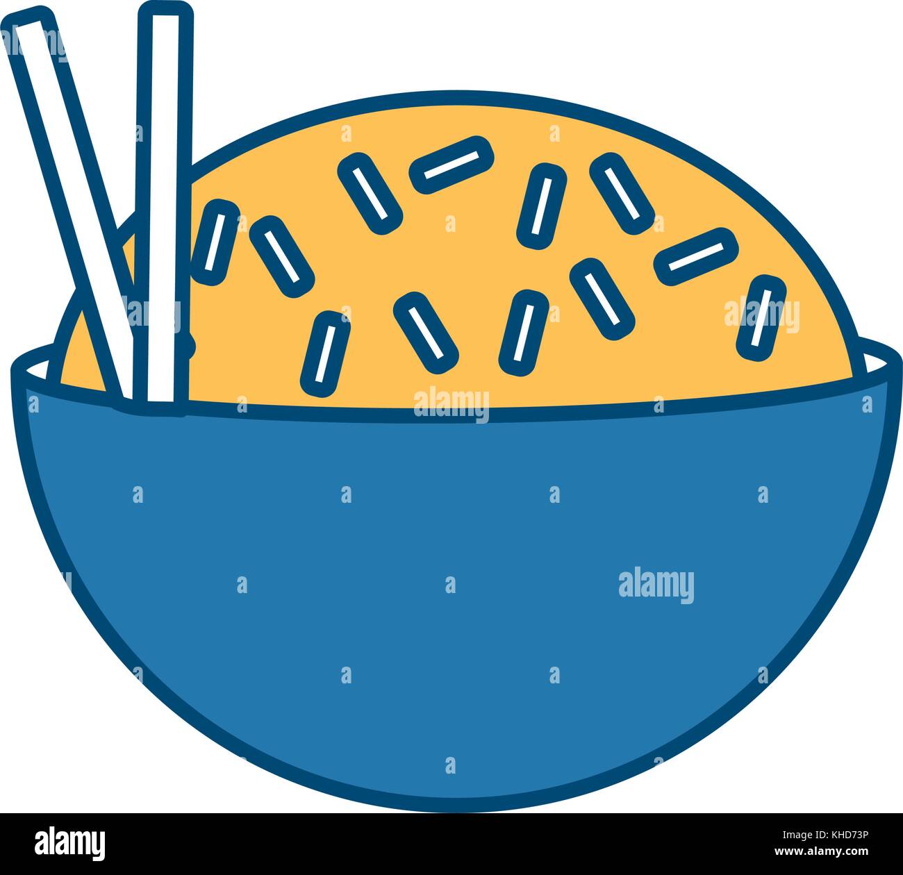 Delicious rice food Stock Vector Image & Art - Alamy