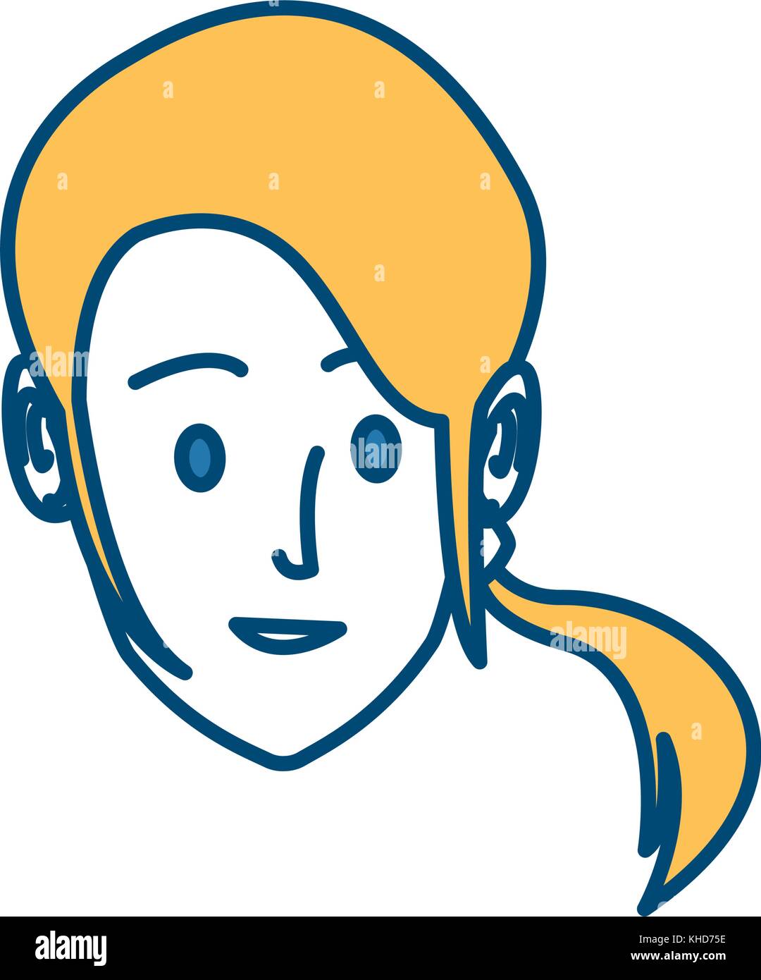 Woman face cartoon Stock Vector Image & Art - Alamy