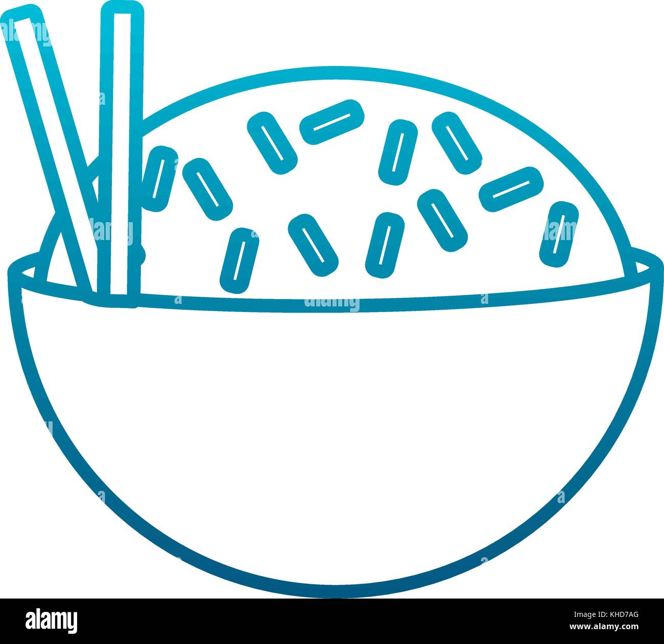 Delicious rice food Stock Vector Image & Art - Alamy