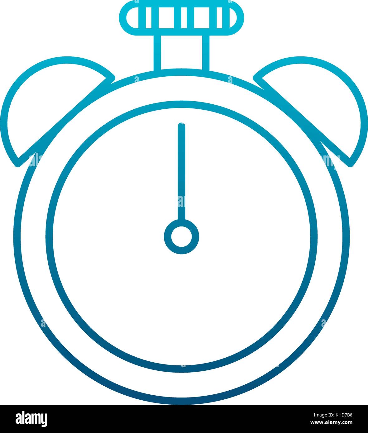 Timer with alarm bells Stock Vector Image & Art - Alamy