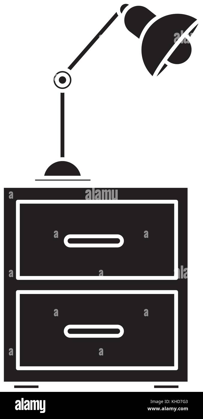 Office light lamp on desk Stock Vector Image & Art - Alamy