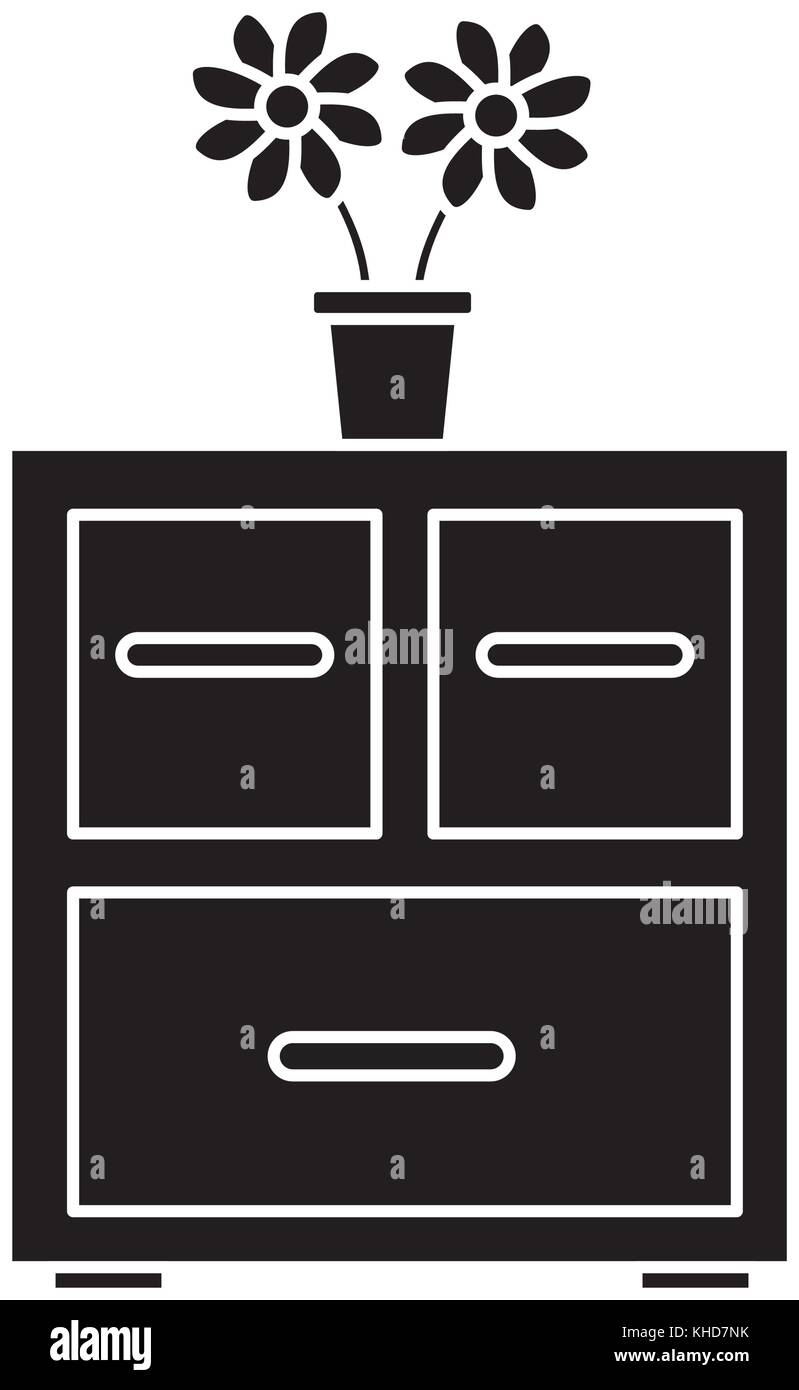 Office cabinet isolated Stock Vector Image & Art - Alamy