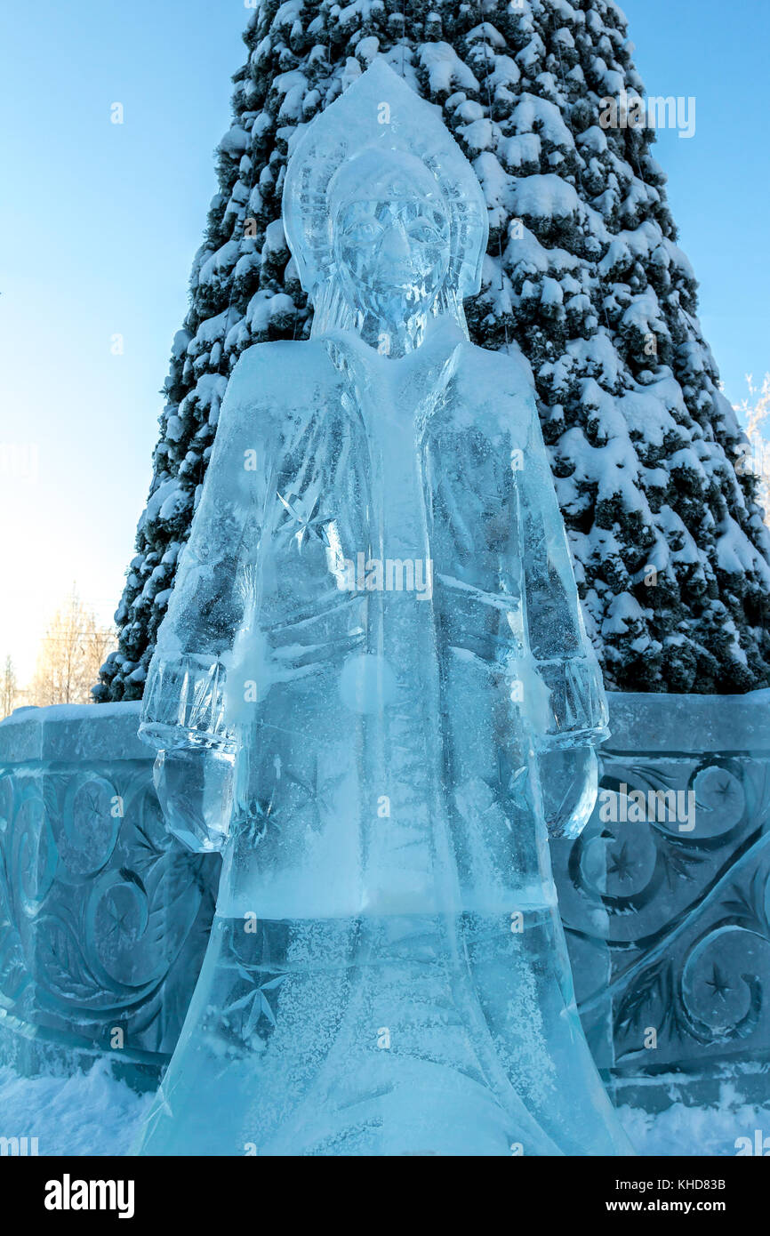 Figure of ice Stock Photo - Alamy