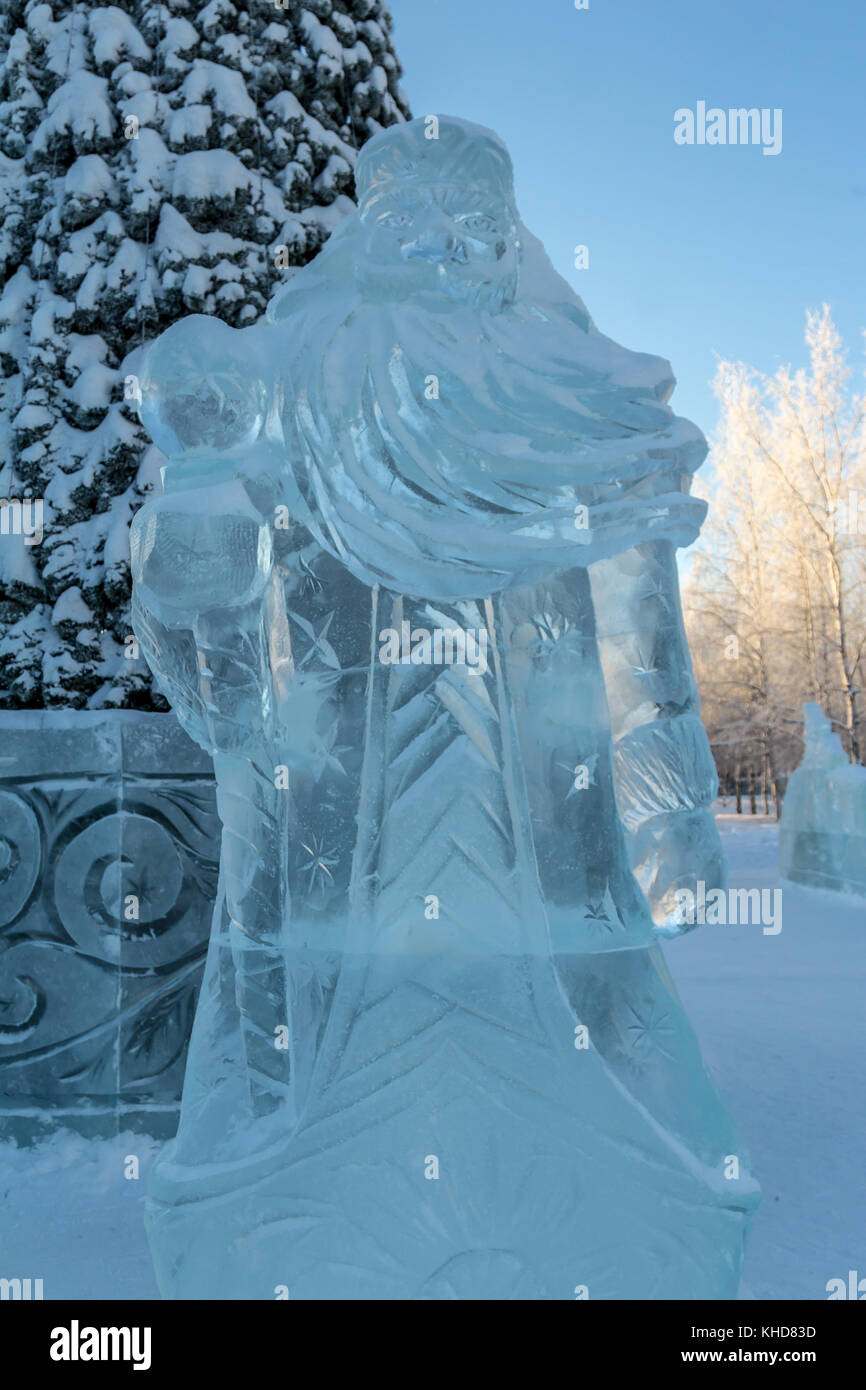 Figure of ice Stock Photo - Alamy