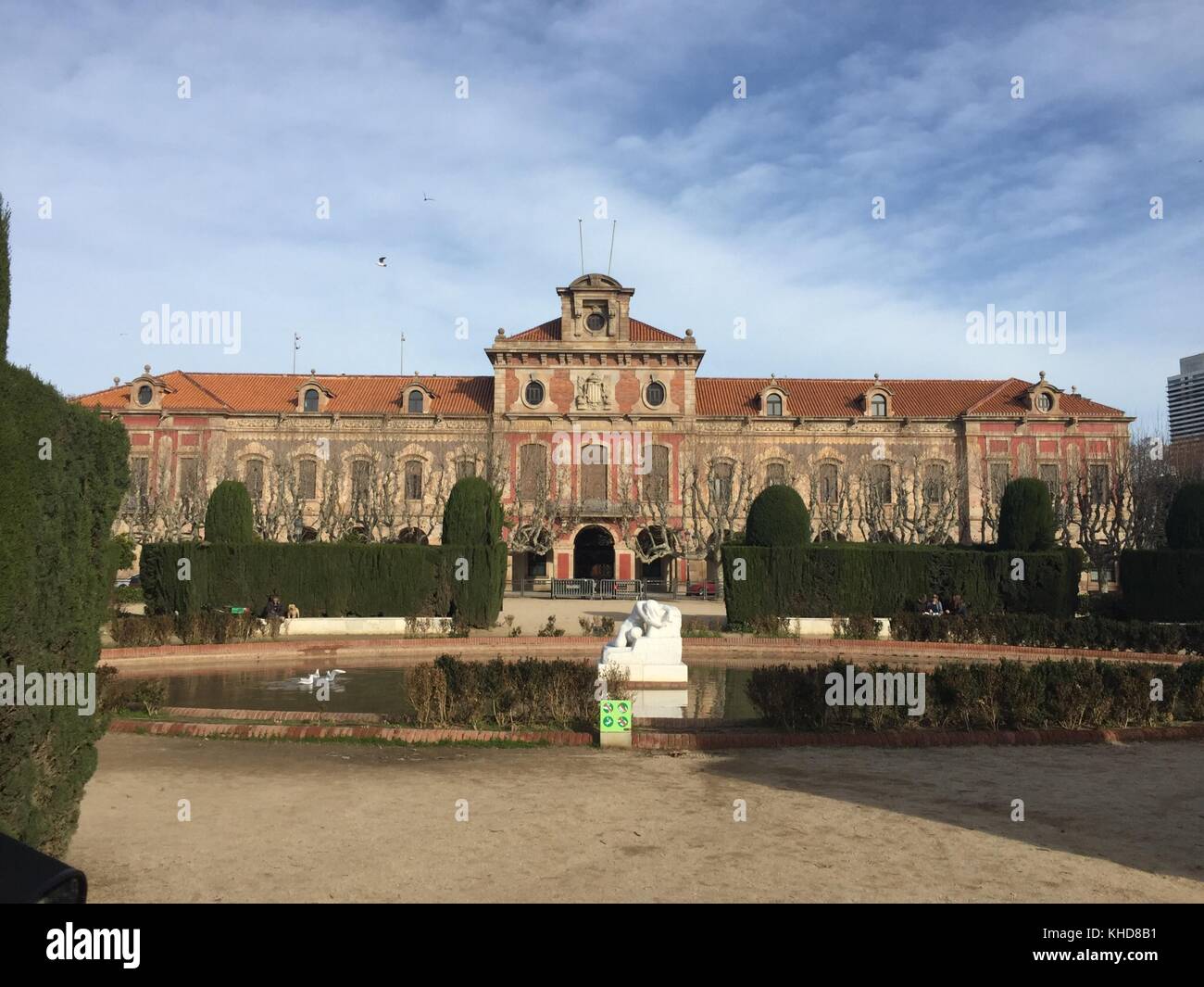 Parliament Building of Catalunya, - Barcelona, Spain Stock Photo - Alamy