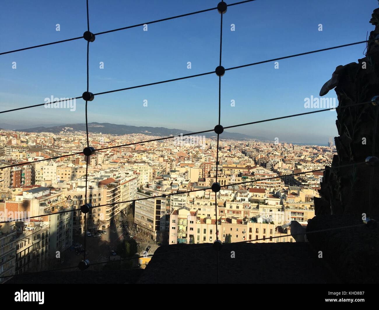 View of Barcelona from Sagrada Familia Stock Photo - Alamy