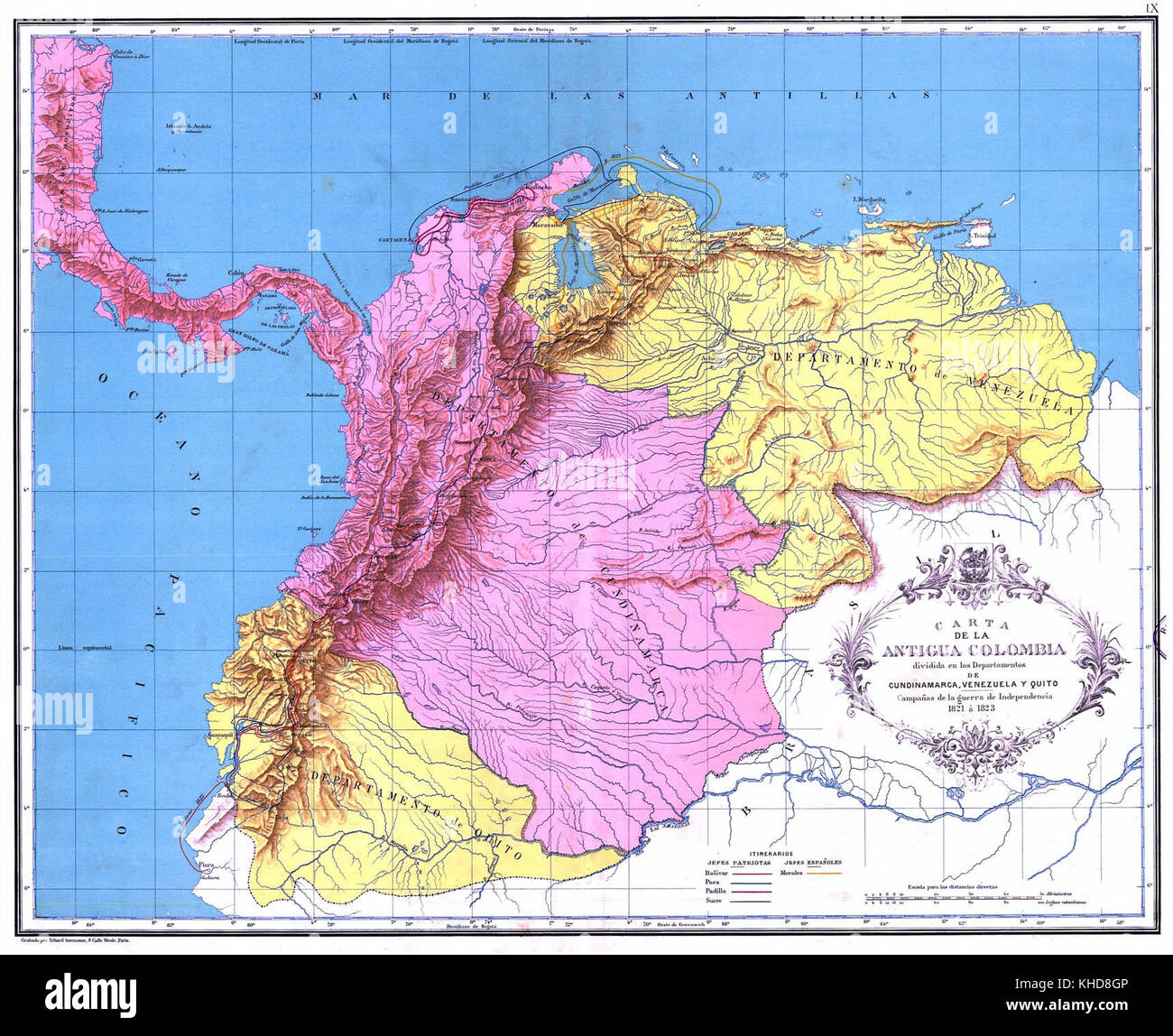 Gran Colombia High Resolution Stock Photography and Images - Alamy