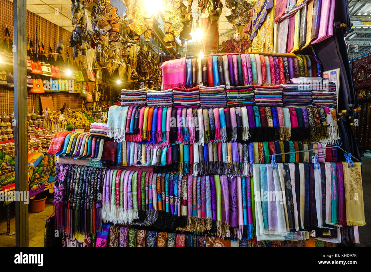 Bangkok, Thailand - Jun 19, 2017. Fashion shop located at market in ...
