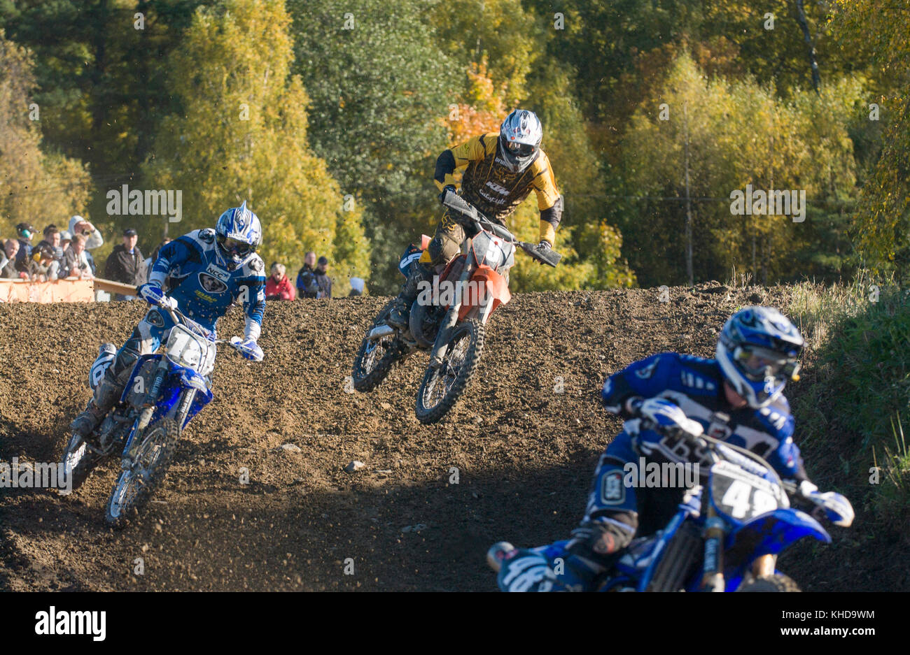 Motocross, Upplands Väsby, Sweden Stock Photo - Alamy