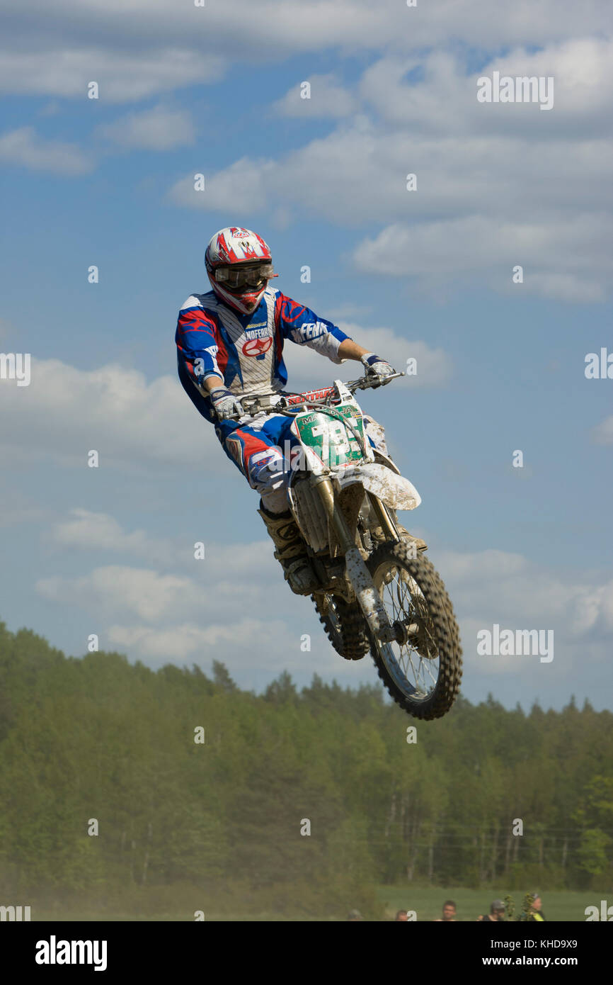 Motocross, Upplands Väsby, Sweden Stock Photo - Alamy