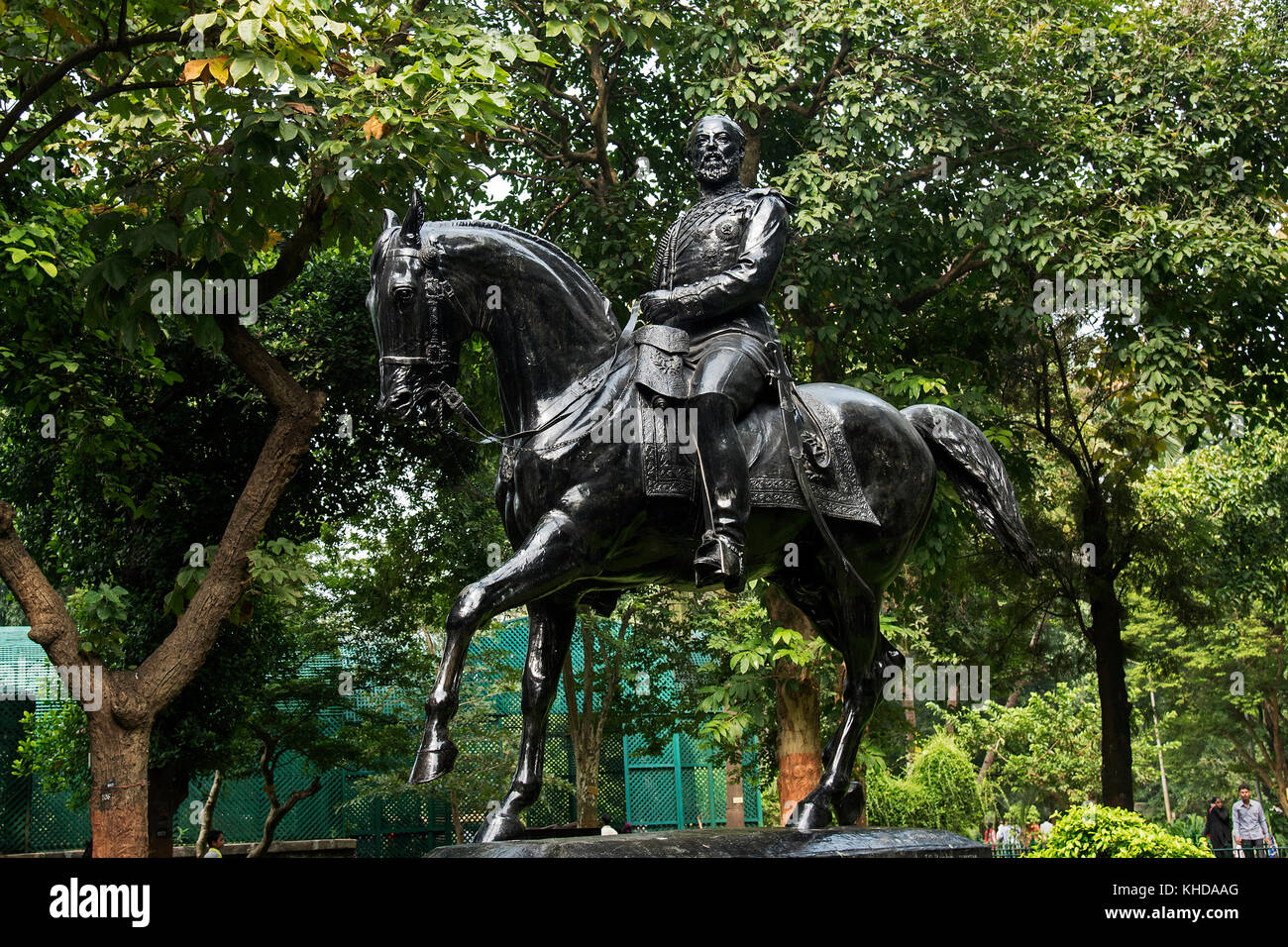 The image of Kala Ghoda statue at Jijamata udyan in Mumbai, India Stock ...