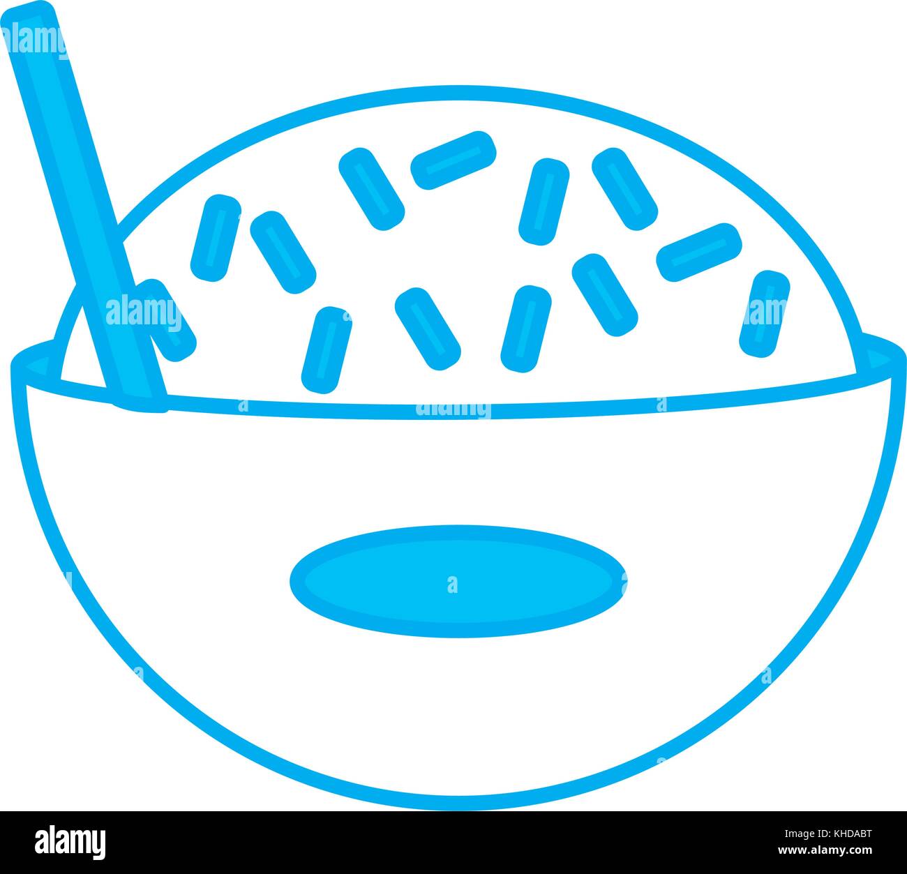 Delicious rice food Stock Vector Image & Art - Alamy