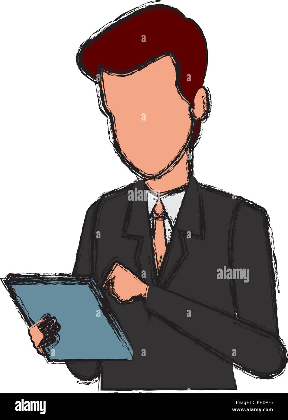 Businessman executive cartoon Stock Vector Image & Art - Alamy